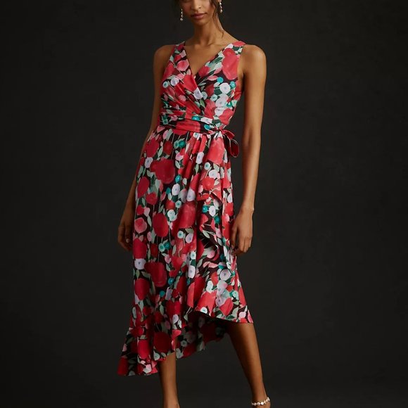 Anthropologie | Dresses | Htf Anthropologie Hutch Asymmetrical Wrap ...